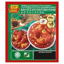 BABAS HOT&SPICY MEAT CURRY POWDER(250G) | Shopee Malaysia