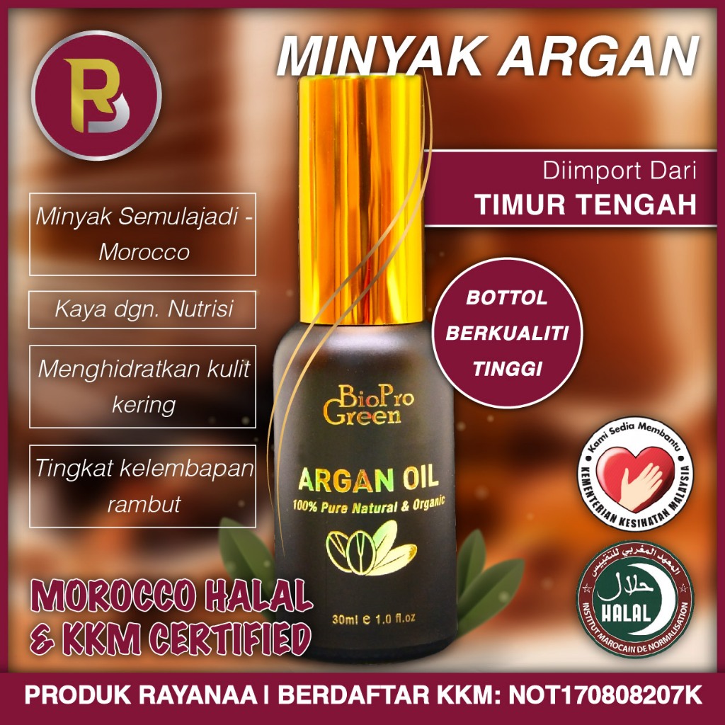 Rayanaa Minyak Argan MOROCCO - Original Argan Oil Imported - Di daftar ...