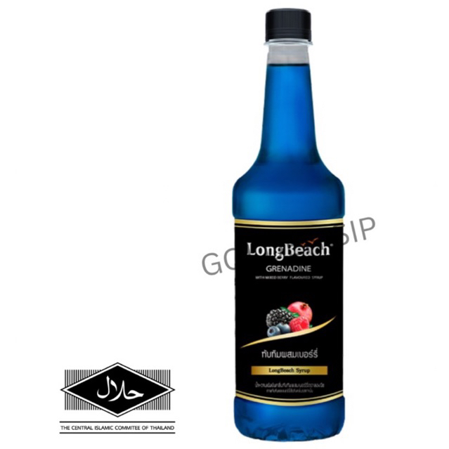 Long Beach Syrup Blue Grenadine 740ml (READY STOCKS) | Shopee Malaysia