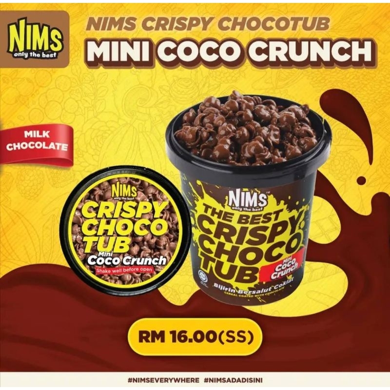 NIMS CRISPY CHOCOTUB (Mini Coco Crunch) | Shopee Malaysia