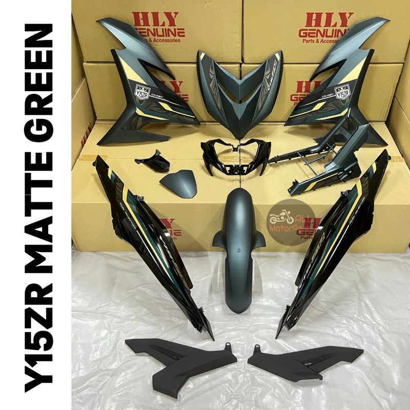 Y15 Y15ZR [ V2 ] YSUKU MDNCM1 MATTE GREEN HIJAU MATT HITAM 2023 STIKER ...