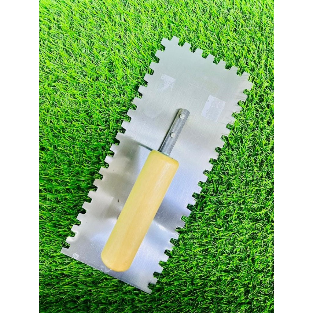 Trowel Teeth / Iron Plastering Trowel / Pisau Plaster Gigi | Shopee ...