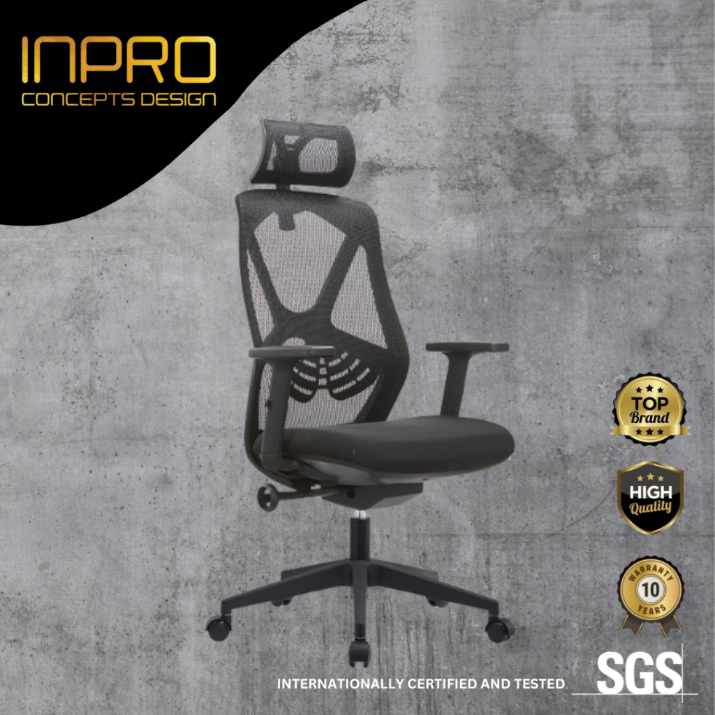INPRO IP-M38 Ergonomic Mesh Chair | Shopee Malaysia