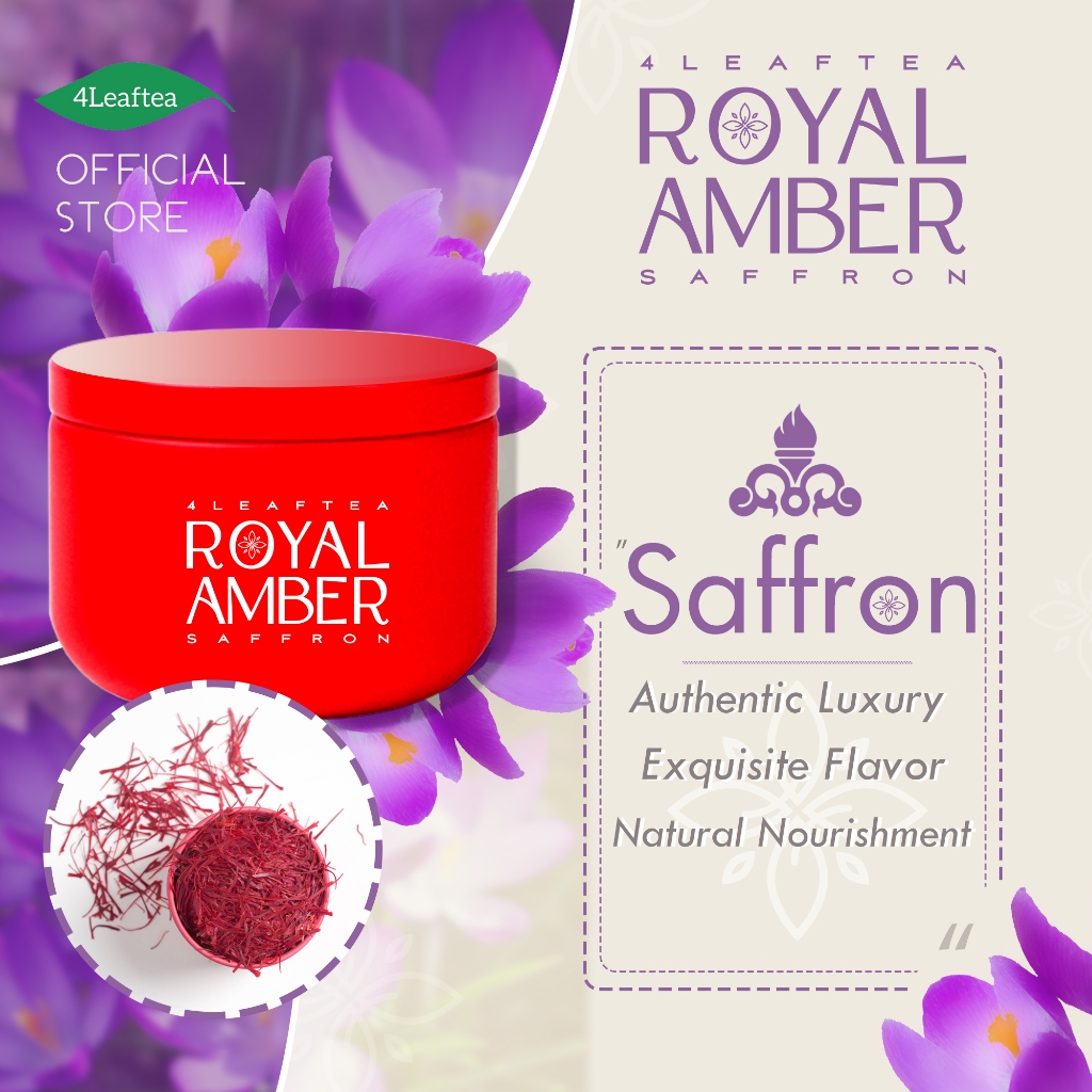 4Leaftea Royal Amber Saffron Premium Grade Imported From Iran For ...