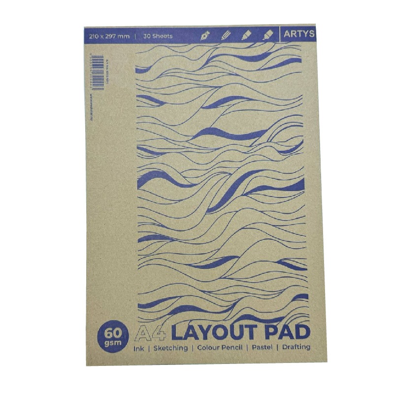 [WETAS] ARTYS Layout Pad A3/A2/A4, Kertas Lukisan, Layout Paper ...