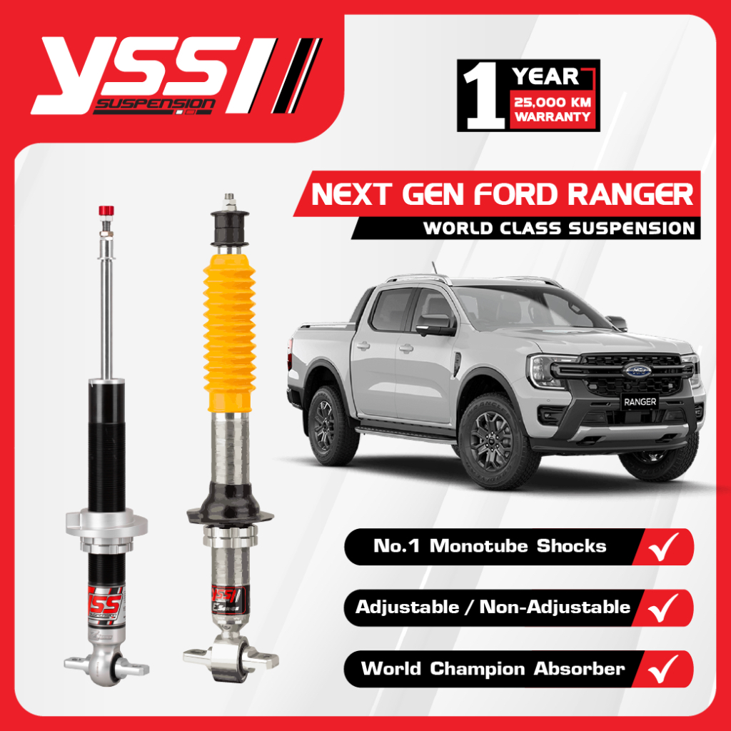 YSS Suspension Next Gen Ford Ranger Accessories Ford Ranger T9 - E ...
