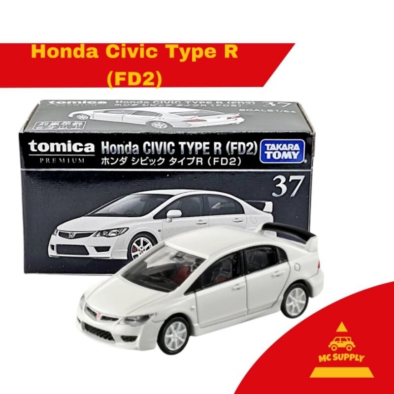 Takara Tomy Tomica Premium Honda Civic Type R Fd2 Diecast Size Hotwheels No.37 Car Toy For Kids ...