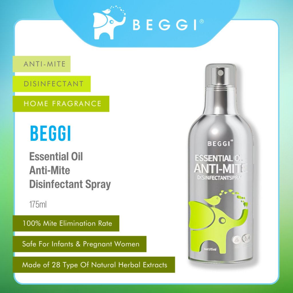 BEGGI Natural Herbal Extracts Essential Oil Anti-Mite Disinfectant ...