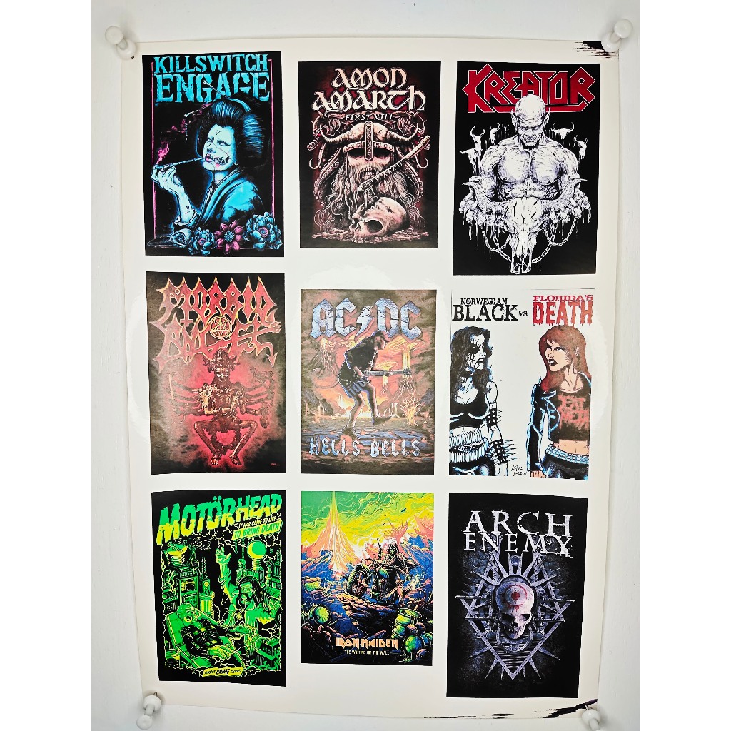 Metal / Rock Mirrorcote Stickers + Laminate [Glossy] [V2] | Shopee Malaysia