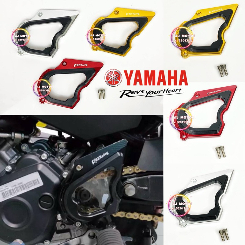 YAMAHA Y15ZR V1 V2 / Y16ZR FRONT SPROCKET COVER ALLOY CNC Y15 Y16 SPOCKET DEPAN CAP RANTAI CHAIN ...