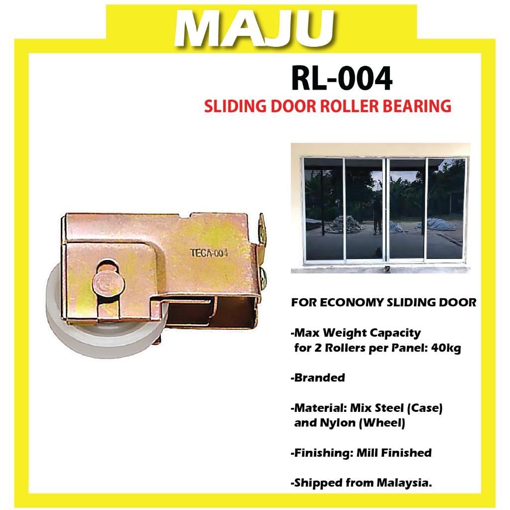 Sliding Door Roller Bearing | Bantalan Rol Pintu Geser | 滑动门滚轴轴承 RL-004 ...