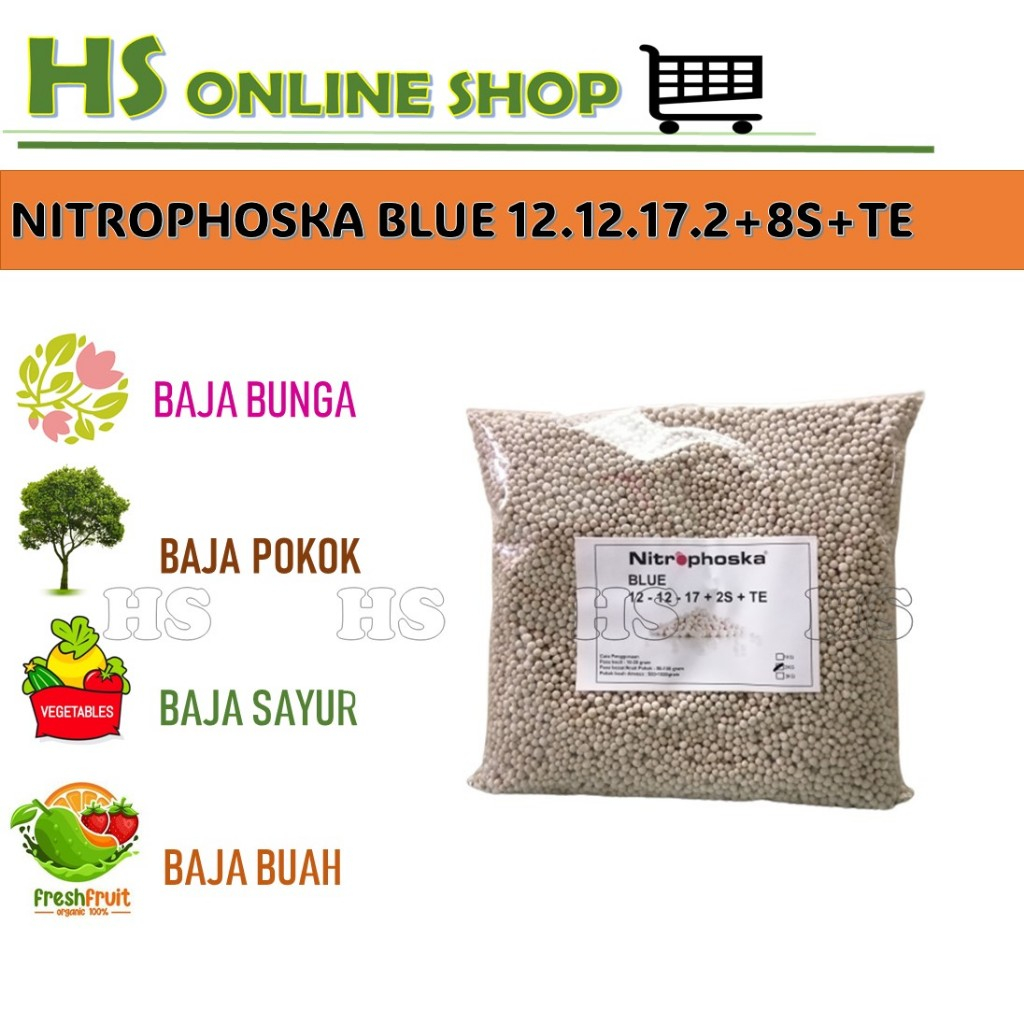 0.5KG Baja Buah Bunga Pokok Sayur BM 12-12-17-2+8S+TE Kuda Singa ...