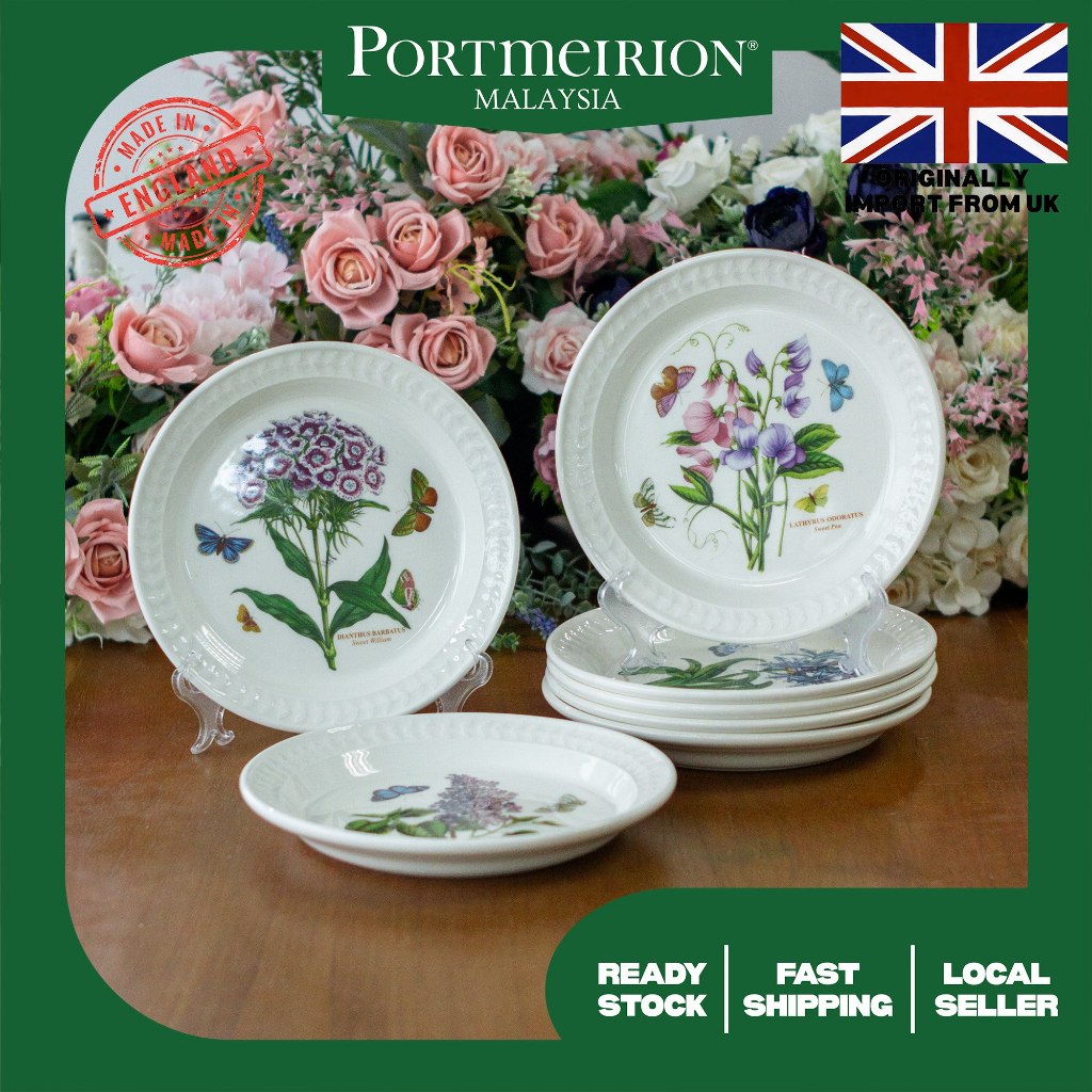 Seconds Portmeirion Embossed 8 inch Plate (ENG) | Shopee Malaysia