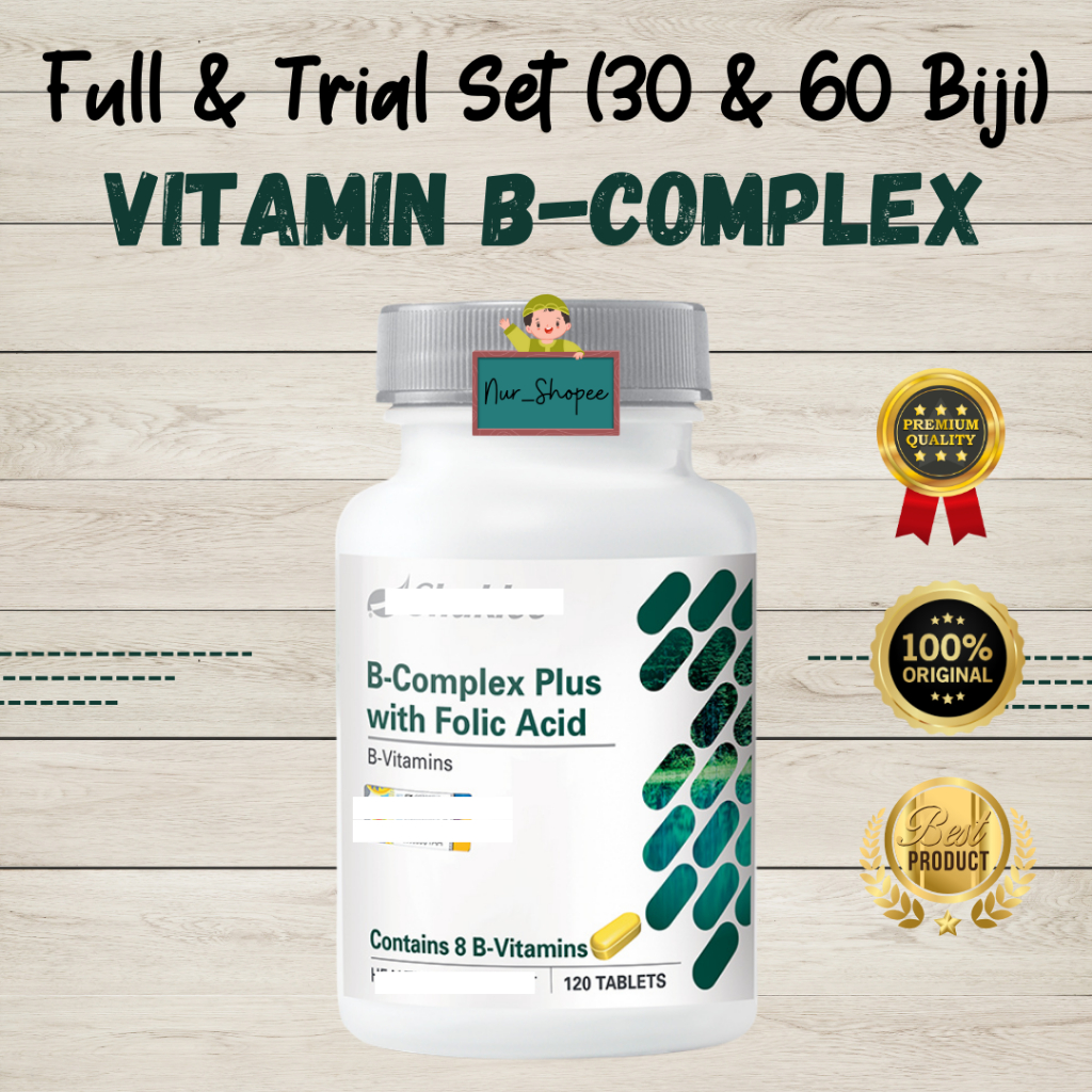 Vitamin B Complex (120 Tablets) Full Set & Trial Set | Shopee Malaysia