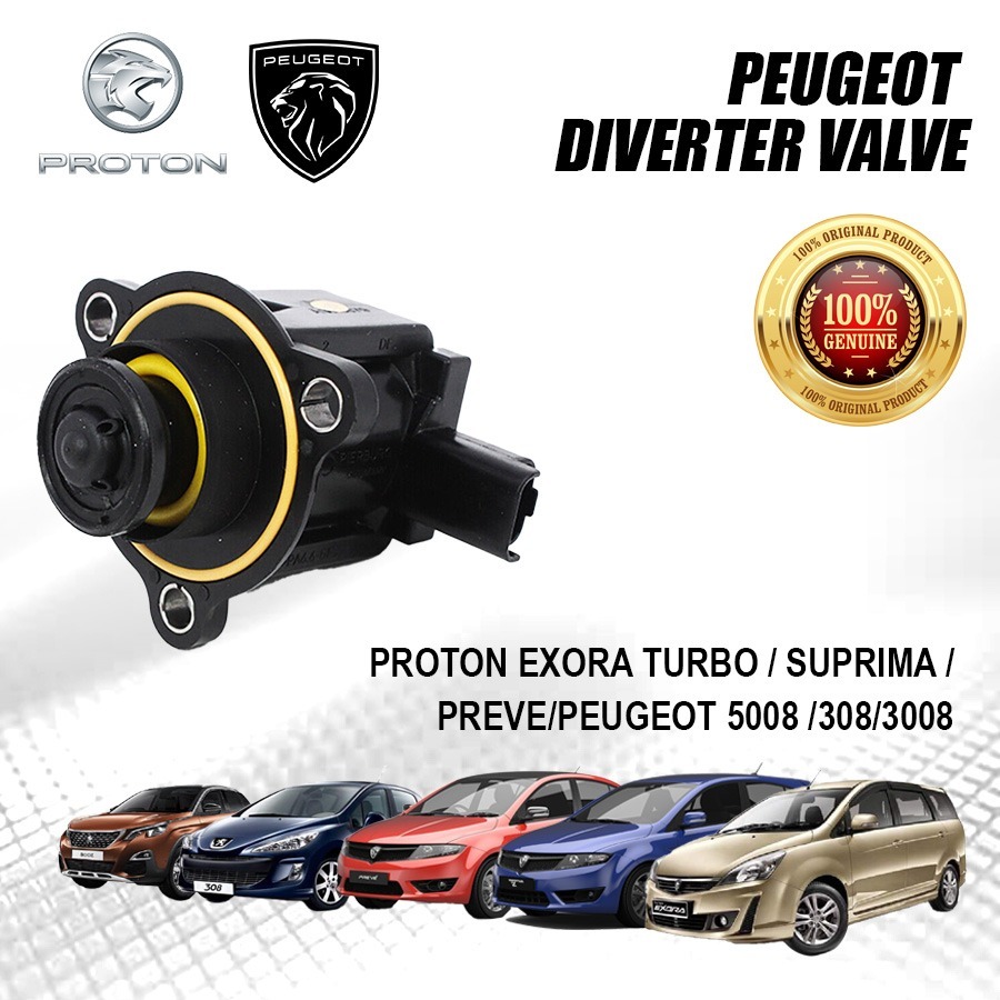ORIGINAL PIERBURG Turbo Diverter Blow Off Valve Proton Preve Suprima S Exora Peugeot 308 3008 ...