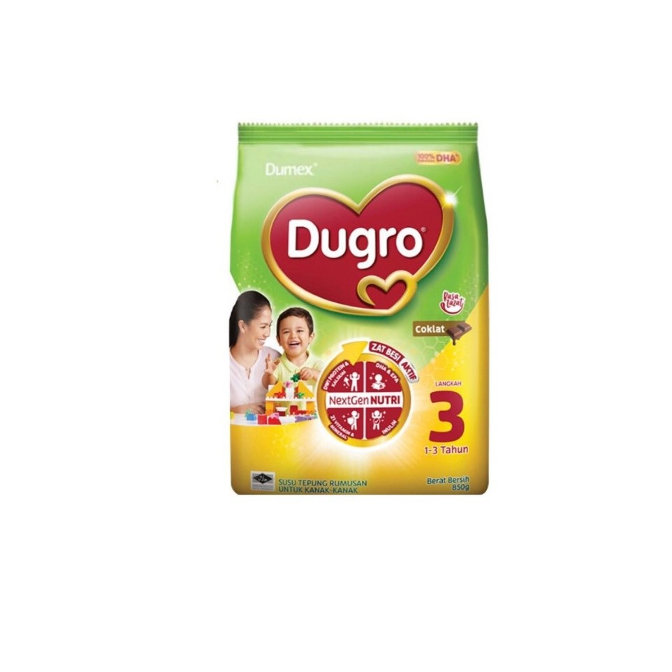 Dumex Dugro Step 3,4 & 5-Chocolate flavour 850g | Shopee Malaysia