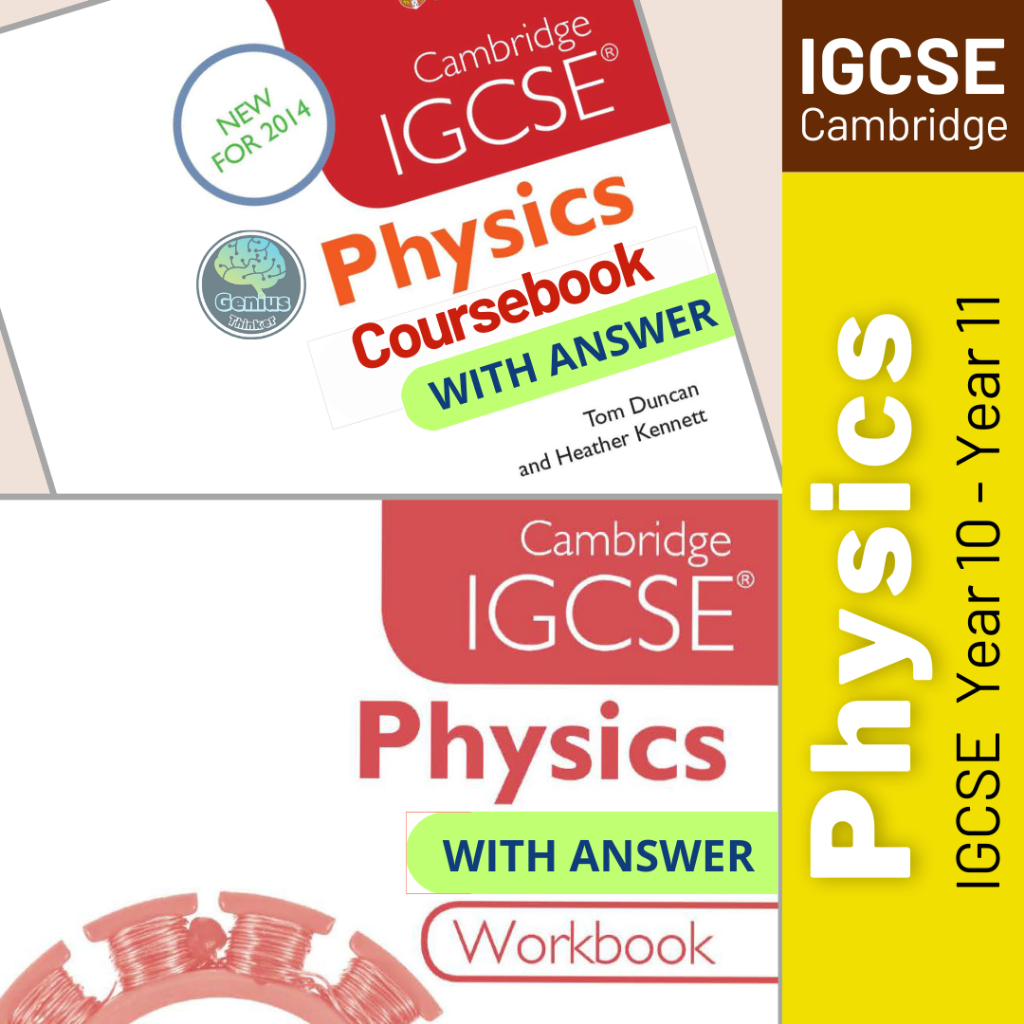 I5 Cambridge IGCSE Physics Student Book + Answer Cambridge IGCSE & O Level Physics Workbook ...