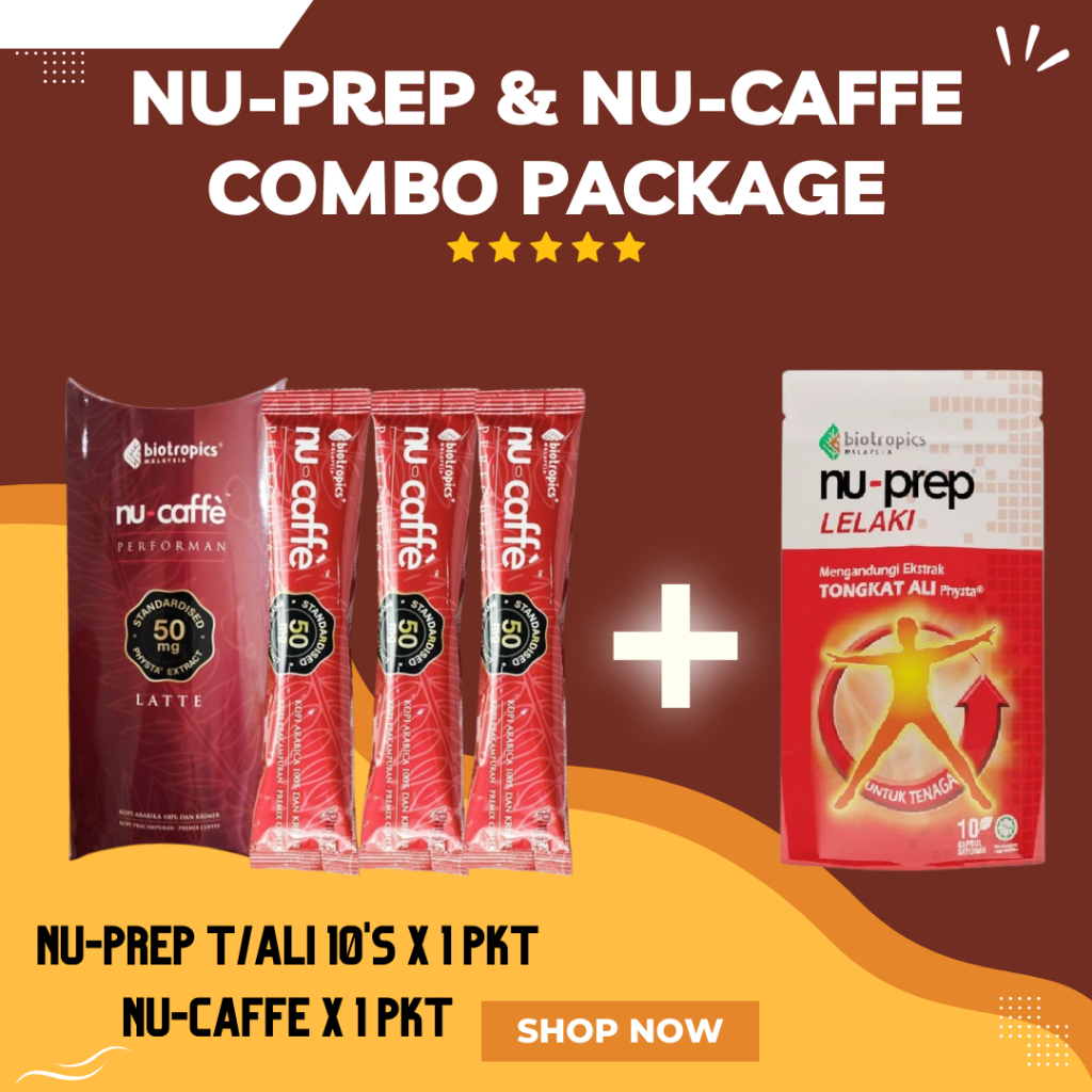 NU PREP NU- PREP LELAKI Biotropics (10 biji &30 biji) / NU CAFFE LATTE ...