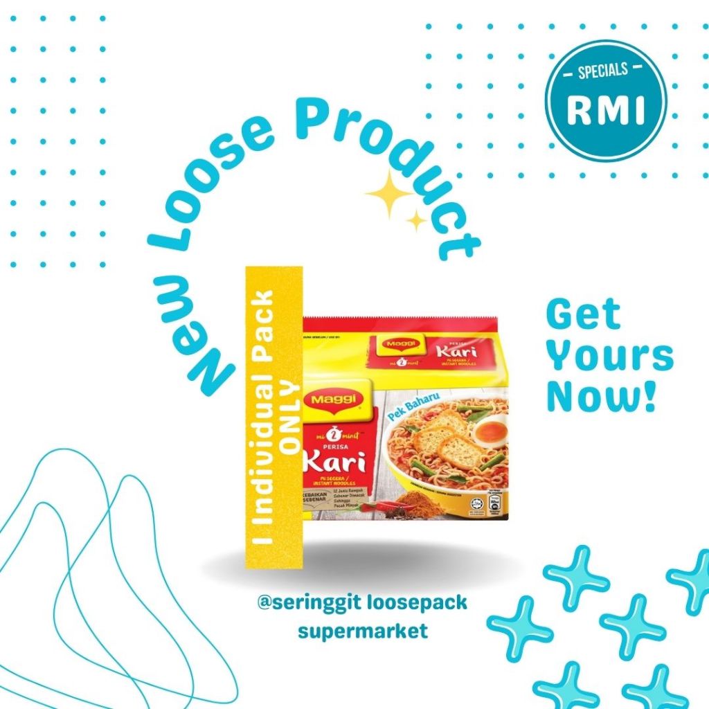 Seringgit MAGGI Two Minute Curry (79g x 1 Pack ONLY) | Shopee Malaysia