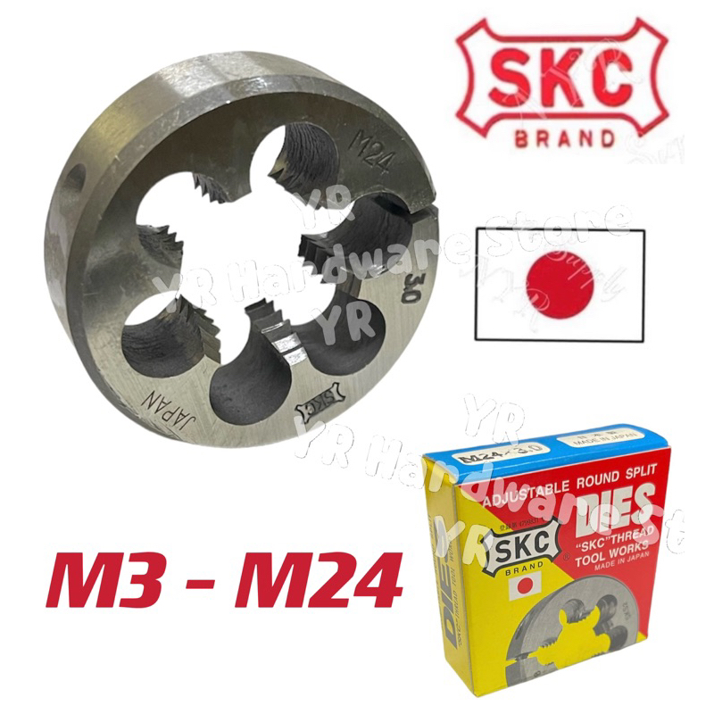 SKC Round Dies Metric M3-M24 (20 size) M3 M4 M5 M6 M8 M10 M12 M14 M16 M18 M20 M22 M24 | Shopee ...