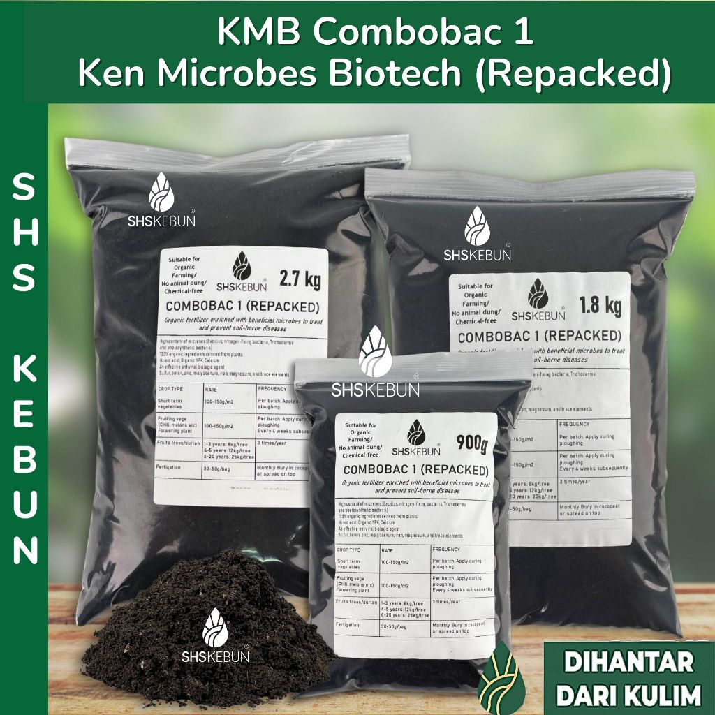 Baja Akar Combobac 1 Ken Microbes (Repacked) 2.7 kg Organic Fertilizer ...