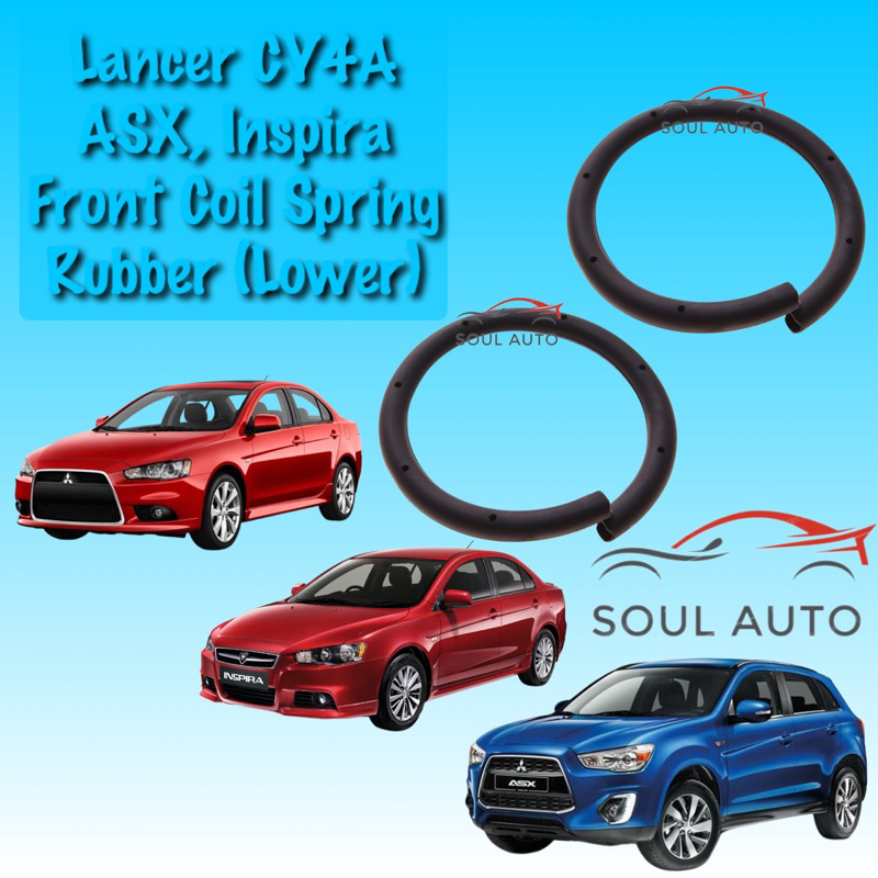 Proton Inspira Mitsubishi Lancer CY4A ASX FRONT Coil Spring Rubber ...
