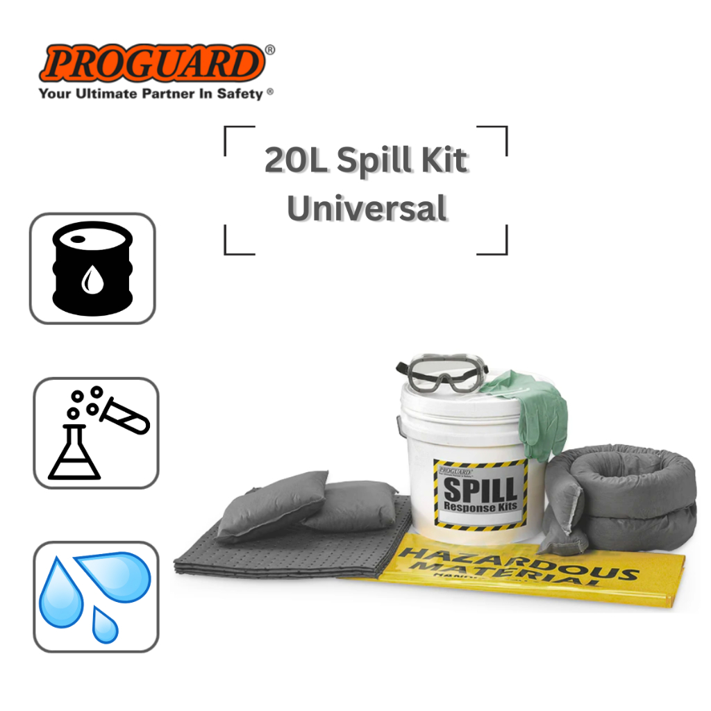 Proguard 20 Liter Universal Portable Spill Kit SK291919 Spill Control ...