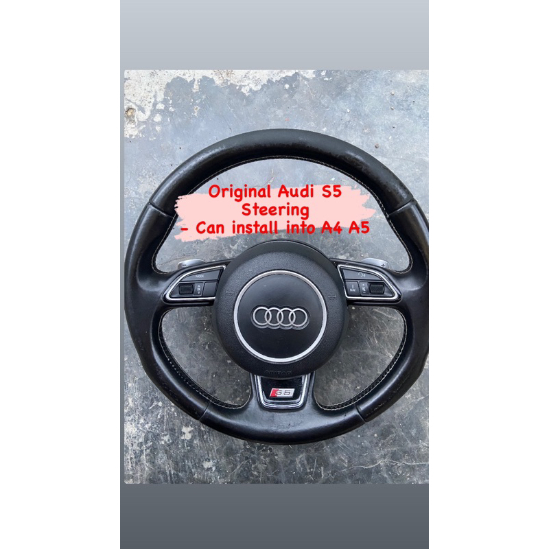 AUDI S5 STEERING ORIGINAL CAN FIX INTO A4 A5 B8 / B8.5 PLUG AMD PLAY ...