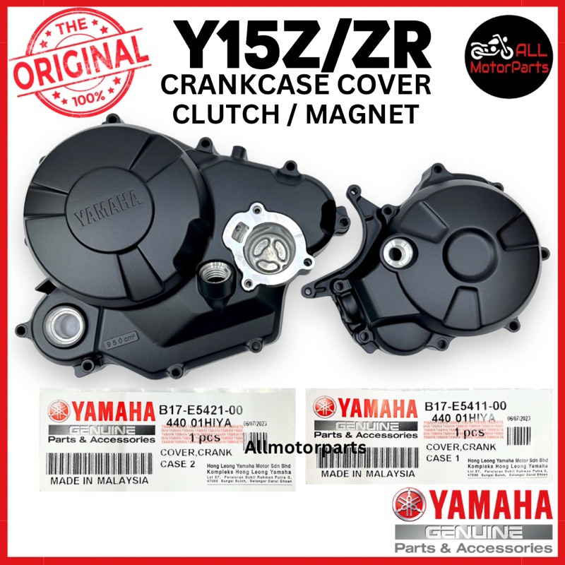 [100% ORI] Y15Z Y15 Y15ZR V1 V2 CRANK CASE CLUTCH COVER MAGNET COVER B17 ORIGINAL YAMAHA ...
