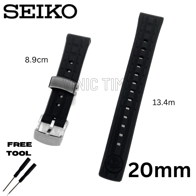 (Original) Seiko Prospex Limited Edition Black Silicone Strap for ...