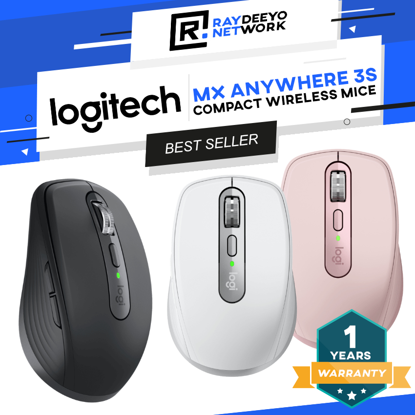 Logitech MX Anywhere 3S / 3 / 2S Wireless Bluetooth Mouse [Logi Flow ...