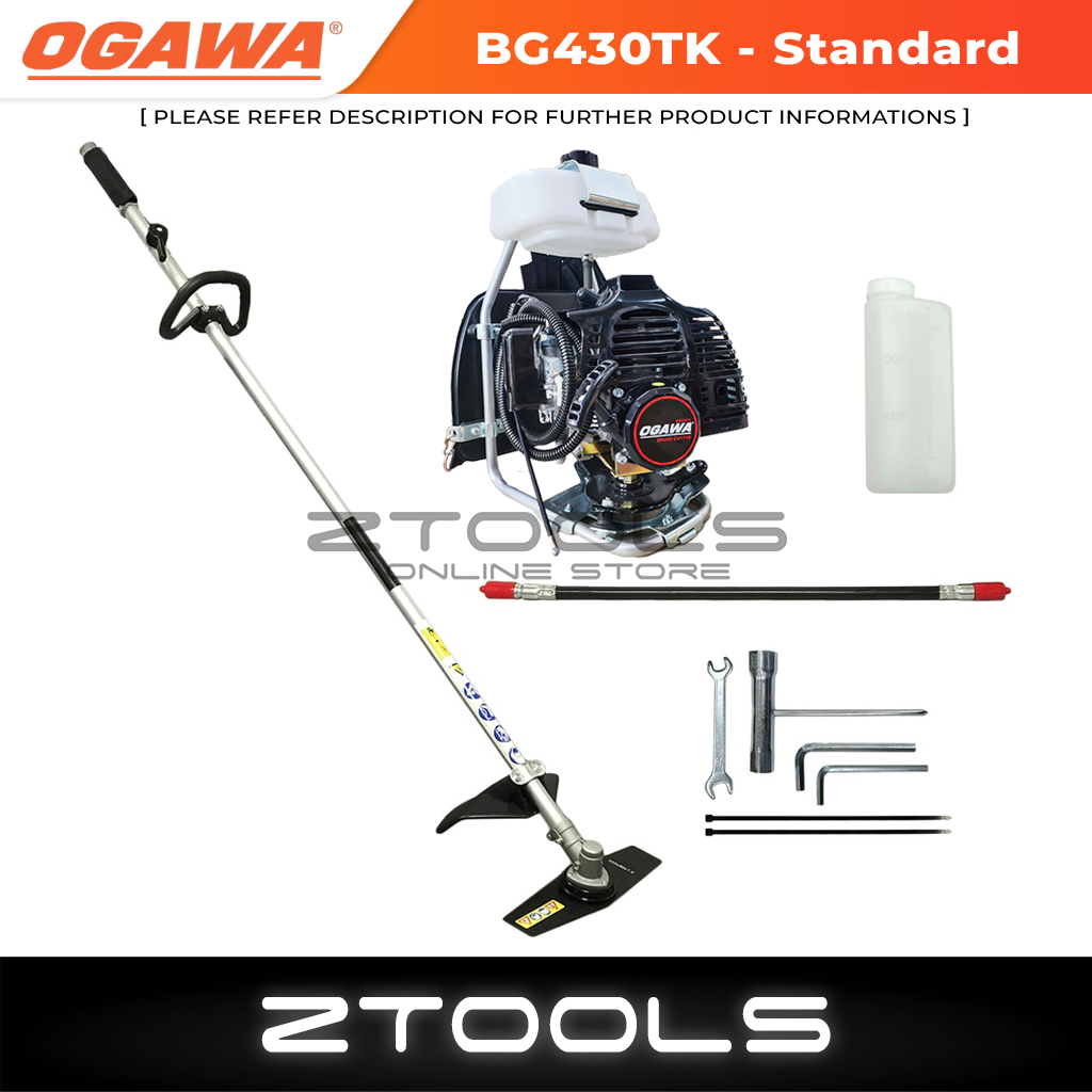 OGAWA BG430TK Brush Cutter 43cc Heavy Duty Grass Cutter 2-Stroke Mesin Rumput BG430 TB43 BG330TK ...