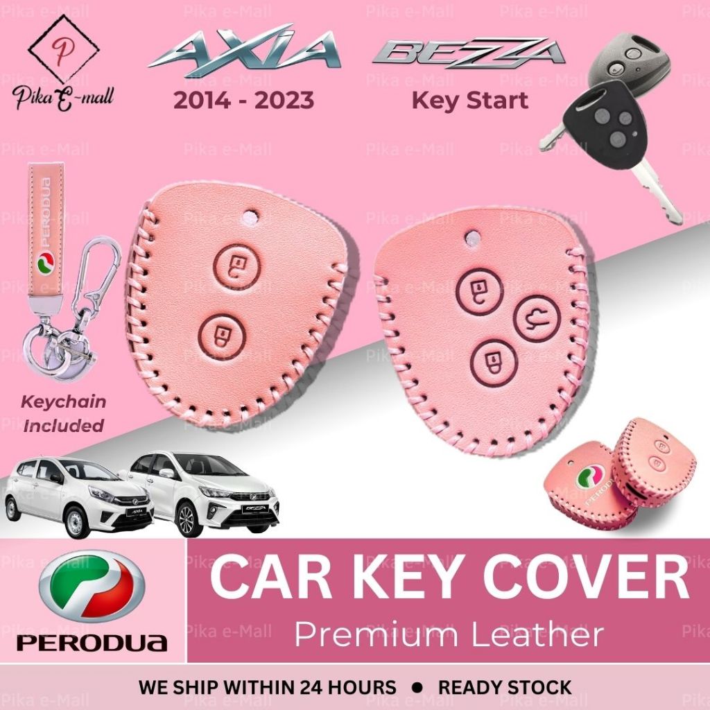 Premium Leather Perodua Bezza Axia 2023 G Key Cover Axia 2014 G E Gxtra ...