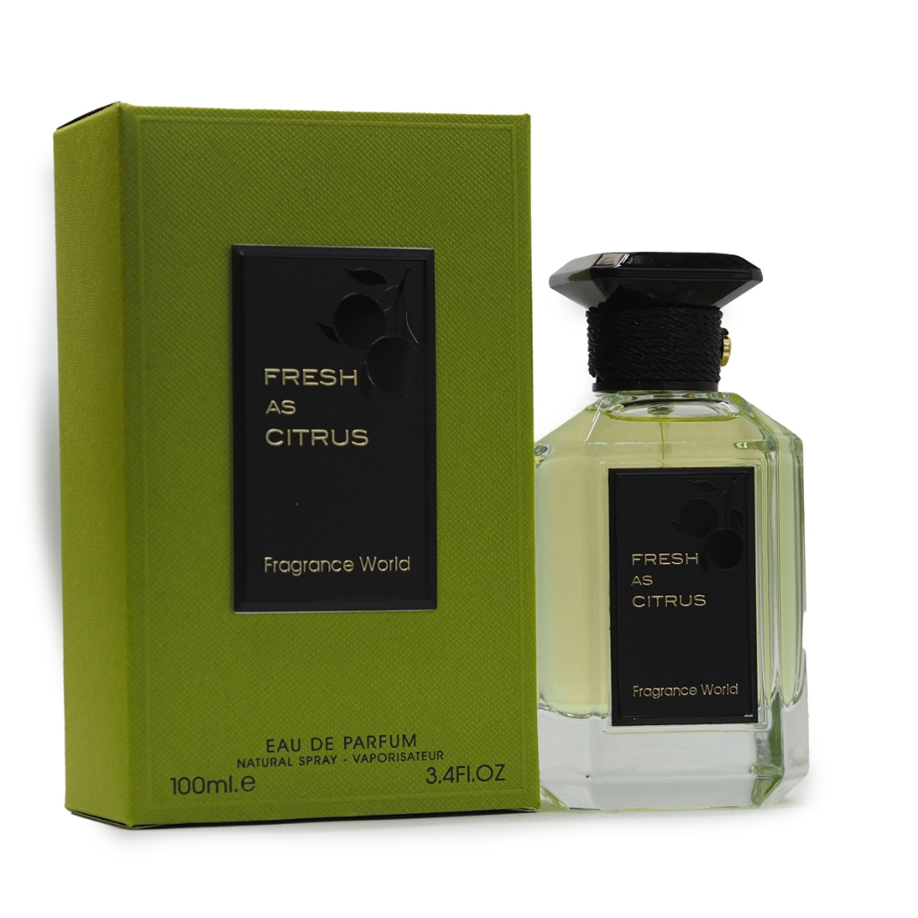 Fresh As Citrus Perfume for Unisex 100ml by Fragrance World, Minyak ...