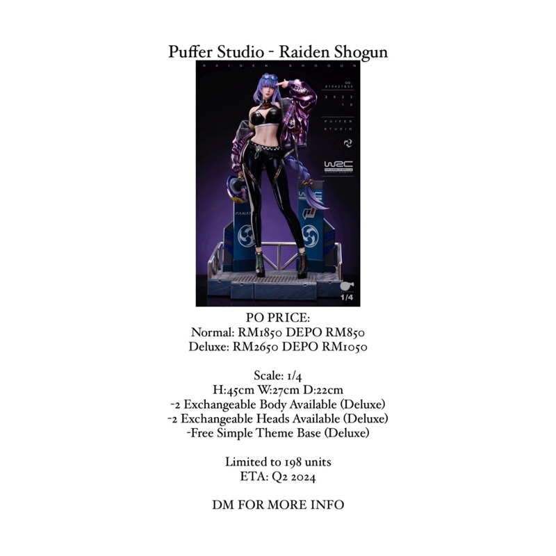 Puffer Studio - Raiden Shogun | Shopee Malaysia