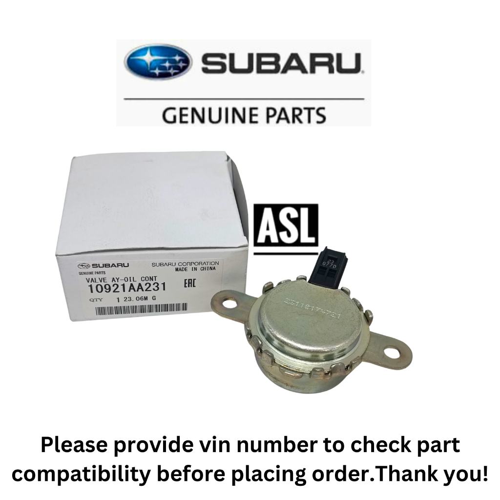 Genuine Subaru Variable Valve Timing Oil Control Solenoid 10921AA231 XV Forester BRZ Exiga ...