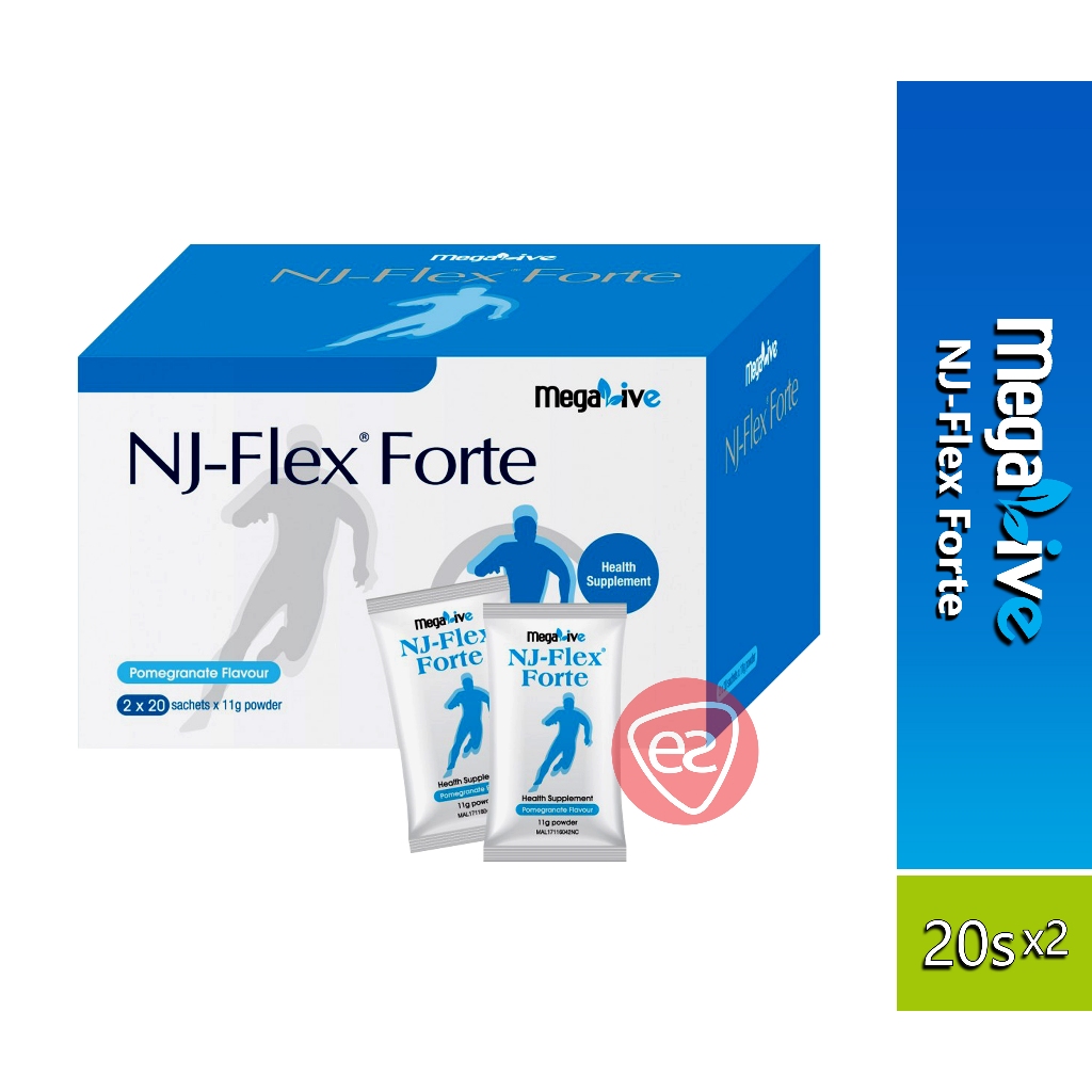 MegaLive NJ-Flex Forte Powder ( 40 Sachets ) Pomegranate Flavour ...