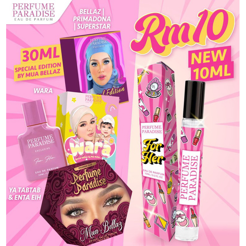 PERFUME PARADISE X MUA BELLAZ & WARA | Shopee Malaysia