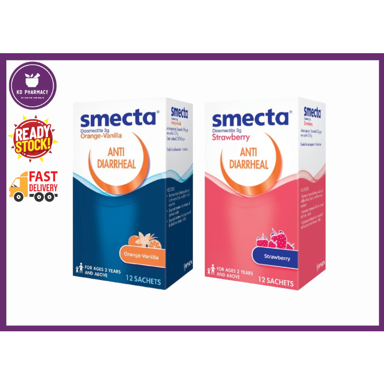 Smecta Ubat hentikan Cirit Birit Kanak Kanak flavour 1 sachet | Shopee ...