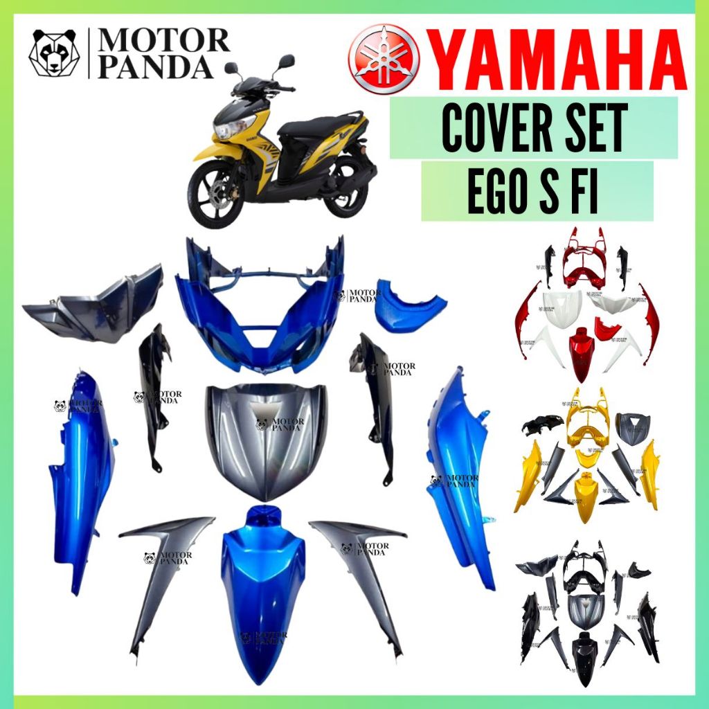 YAMAHA EGOS FI SCOOTER EGOSFI EGO S FUEL INJECTION COVER SET COVERSET ...