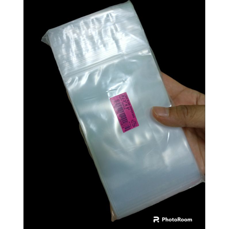 100 pcs ZIPLOCK 7.7cm x 12.5 cm SEAL BAG (3x5 inchi) Plastic zipper bag ...