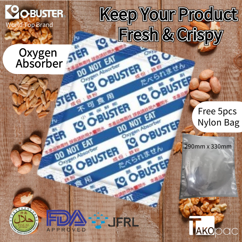 O-BUSTER Halal Certified Oxygen Absorber 30cc/50cc/100cc/200cc, Oksigen ...
