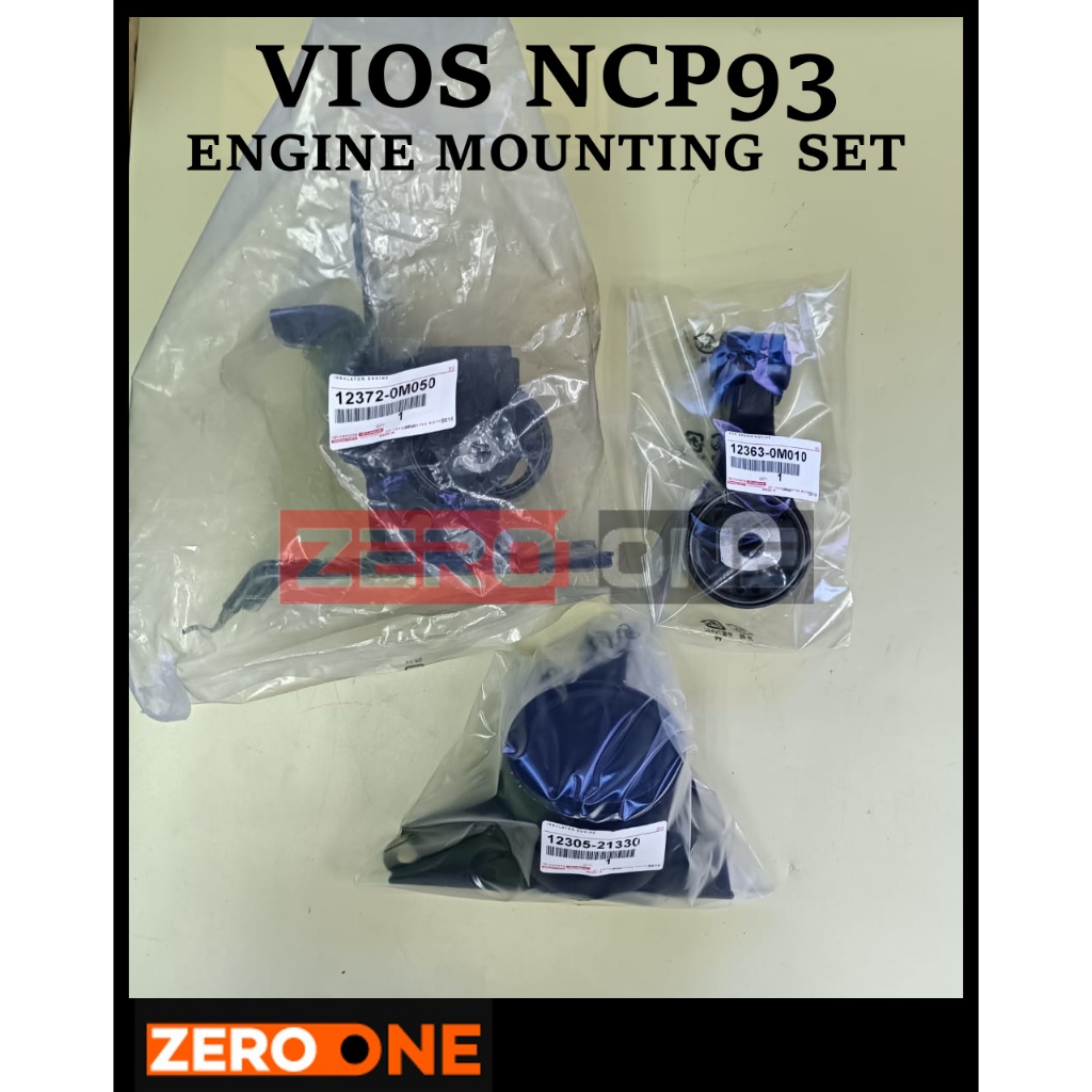 TOYOTA VIOS NCP93 MANUAL GEAR ENGINE MOUNTING 3PCS SET | Shopee Malaysia