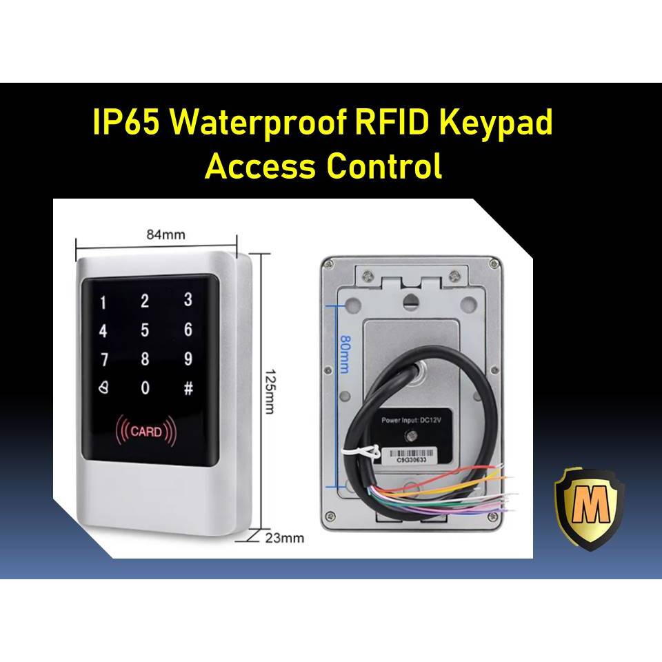 Silver Touch Metal Waterproof Access Controller Keypad Rfid Door Access ...