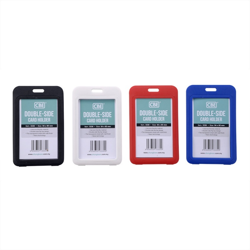CBE 3330 ID Card Holder(Double-Side Display) (54 X 85mm) | Shopee Malaysia