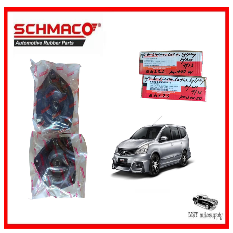 NISSAN LIVINA,LATIO,SYLPHY FRONT ABSORBER MOUNTING(SCHMACO) | Shopee ...