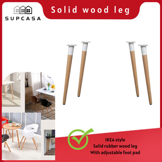 kaki meja IKEA HILVER table leg eames solid wood 70cm spare parts ...