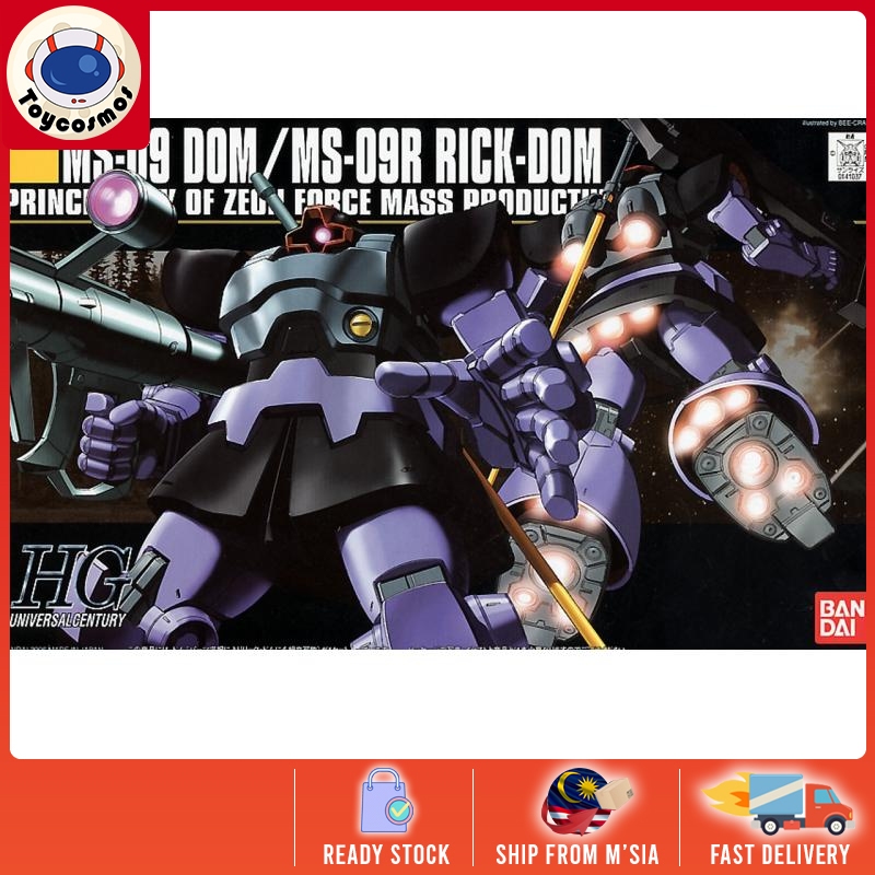 Bandai [059] HGUC 1/144 MS-09 Dom / MS-09R Rick Dom Model Kits for Boys | Shopee Malaysia