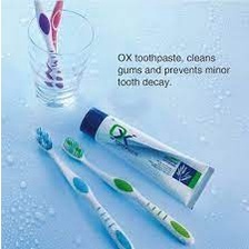 Elken OX Toothpaste (Twin Pack = 130g x 2)OX牙膏 (双支装 = 130g/克 x 2) QR ...