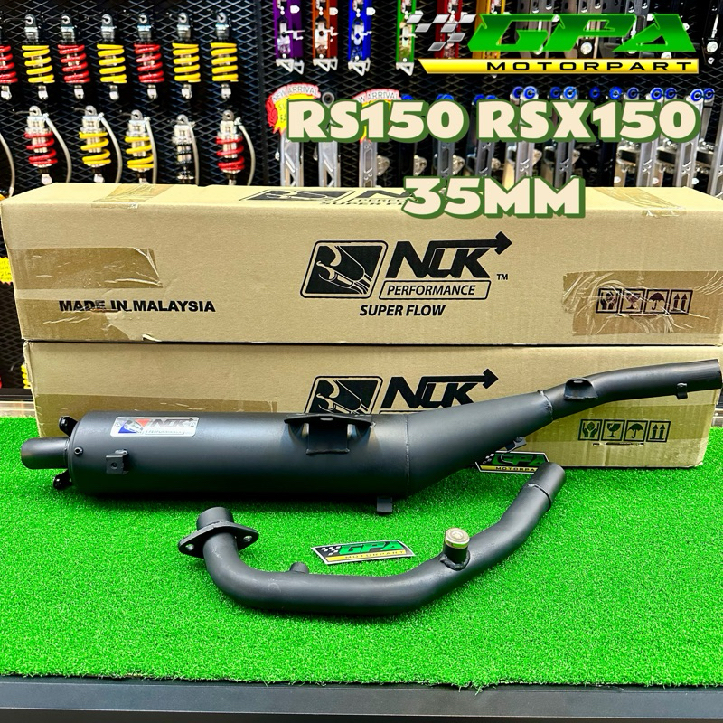 NLK PERFORMANCE RACING SUPER FLOW EKZOS STAINLESS STEEL EXHAUST ...